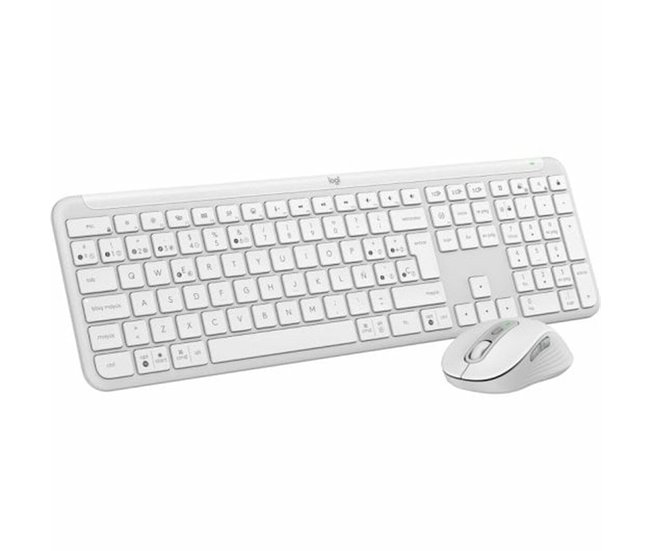 Teclado Logitech Branco Qwerty espanhol QWERTY - Conforama