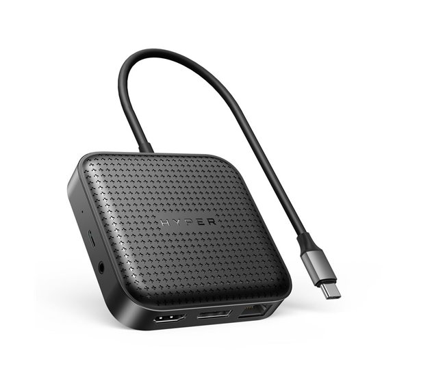 Hub USB Hyper HD583-GL Preto 100 W - Conforama