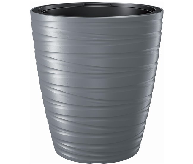 Maze 68L Vaso de plástico com tanque em cor cinza pedra 47,5 (C) X 47,5 (L) X 52,3 (A) Cm ...