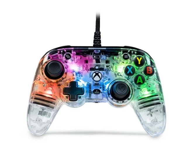 Controlador Xbox One Nacon Pro Compact Transparente - Conforama