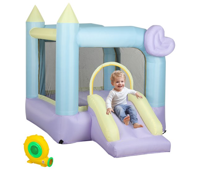 AIYAPLAY Castelo Insuflável com Soprador Castelo Insuflável para ...