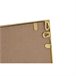 Espelho de parede Home ESPRIT Dourado Janela 122 x 1 x 122 cm - Conforama
