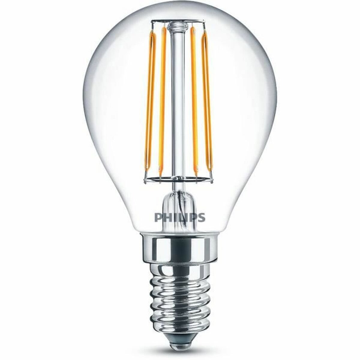 Lâmpada LED esférica Philips Classic 40 W E14 F 4,3 W (2700k) - Conforama