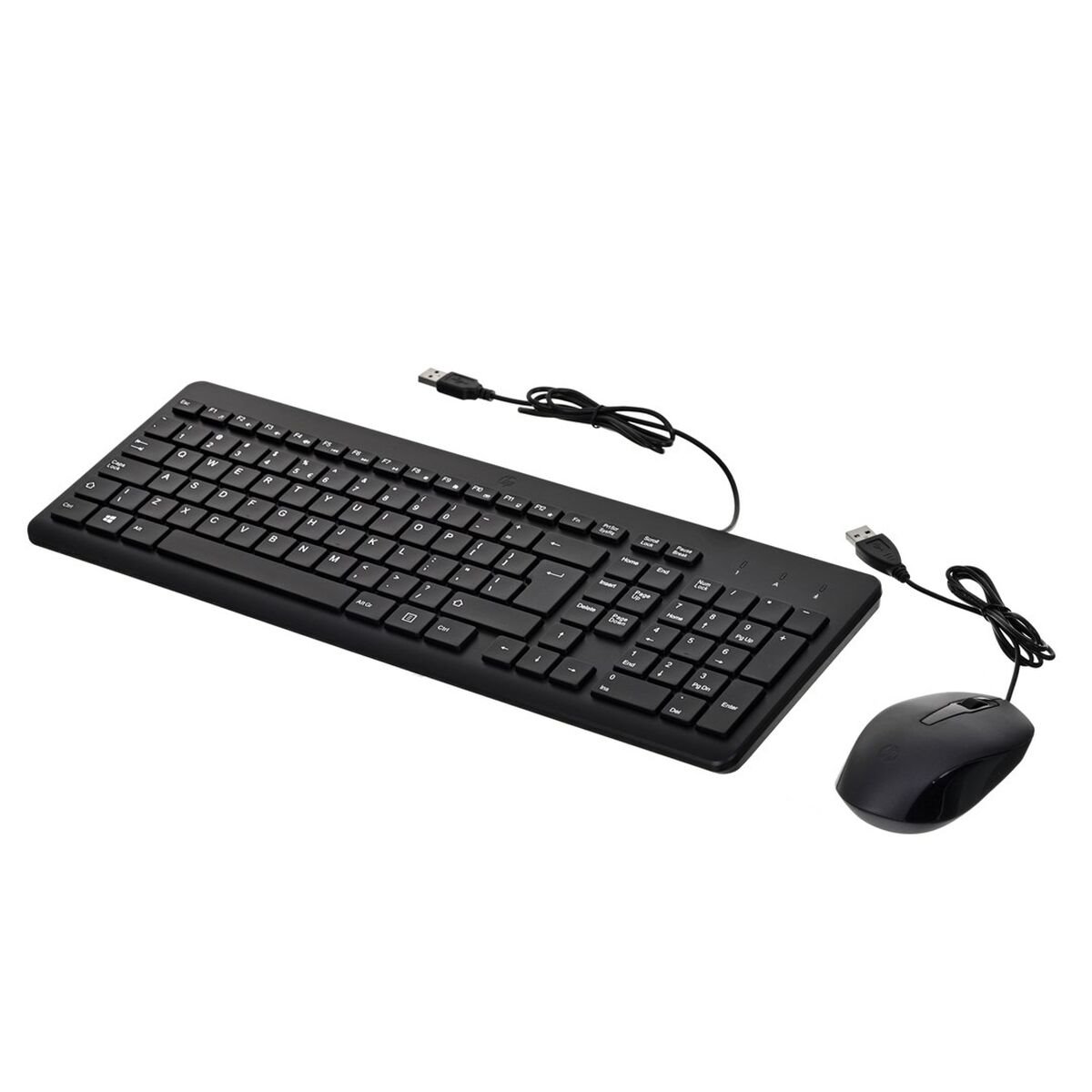 Teclado e Rato HP 150 Preto QWERTY Qwerty US - Conforama