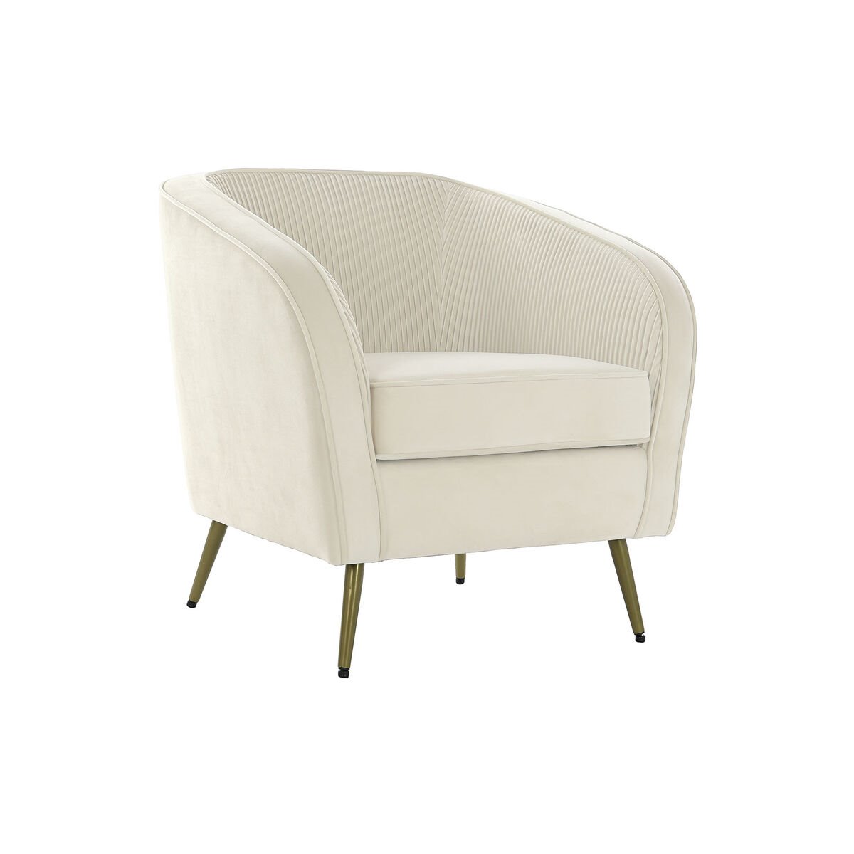 Poltrona Home ESPRIT Creme 70 x 68 x 73 cm - Conforama