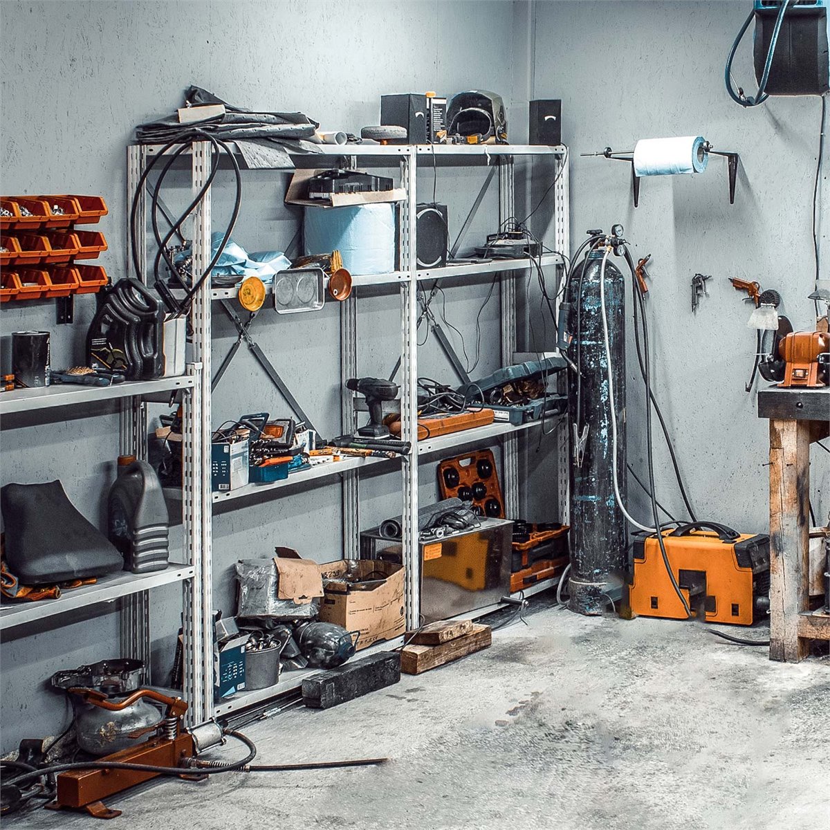 Estante Modular Galvanizada com 5 Prateleiras Ajustáveis 180x90x40cm ...