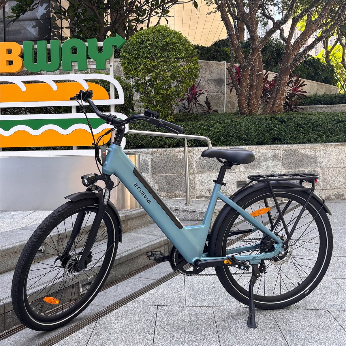 ENGWE P275 SE E-bike - Motor 250W Bateria 468Wh Pneus De 27.5 Polegadas Travão Hidráulico - Azul ...