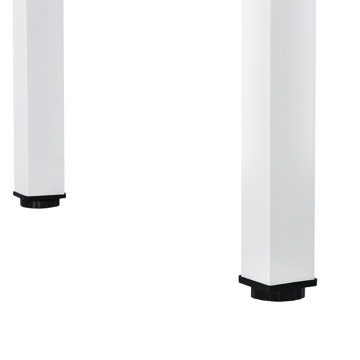 Mesa da sala de jantar mesa de cozinha MDF aço melamínico 120 cm bege ...