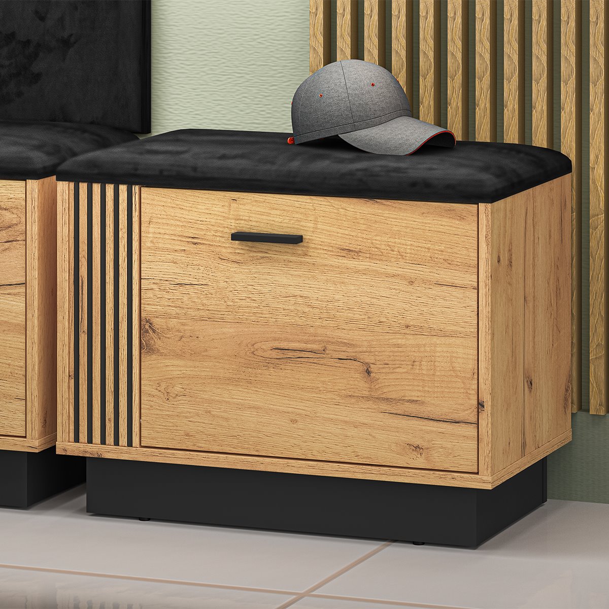 Sapateira de 1 porta Nilo Wood - Conforama