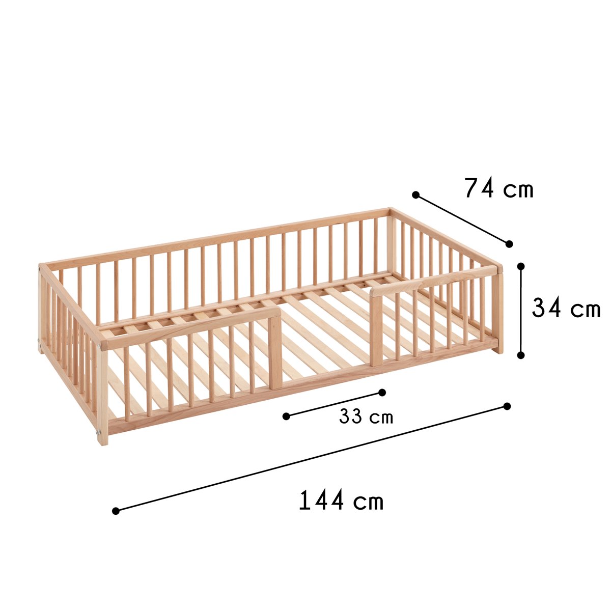 WonderWoof Sofá-cama grande para animais de estimação, com relevo ...