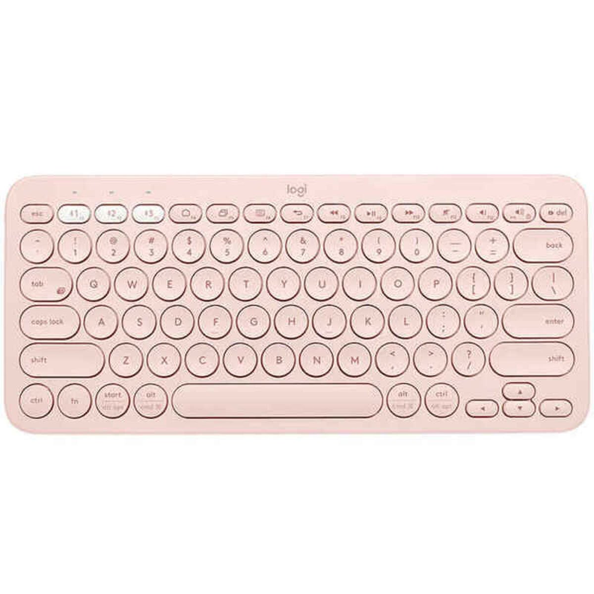 Teclado sem Fios Logitech K380 Cor de Rosa Qwerty espanhol - Conforama