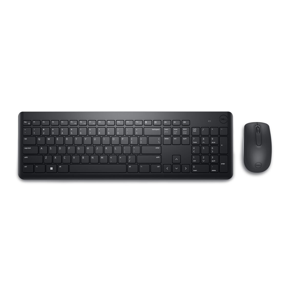 Teclado e Rato Dell KM3322W Qwerty US Preto QWERTY - Conforama