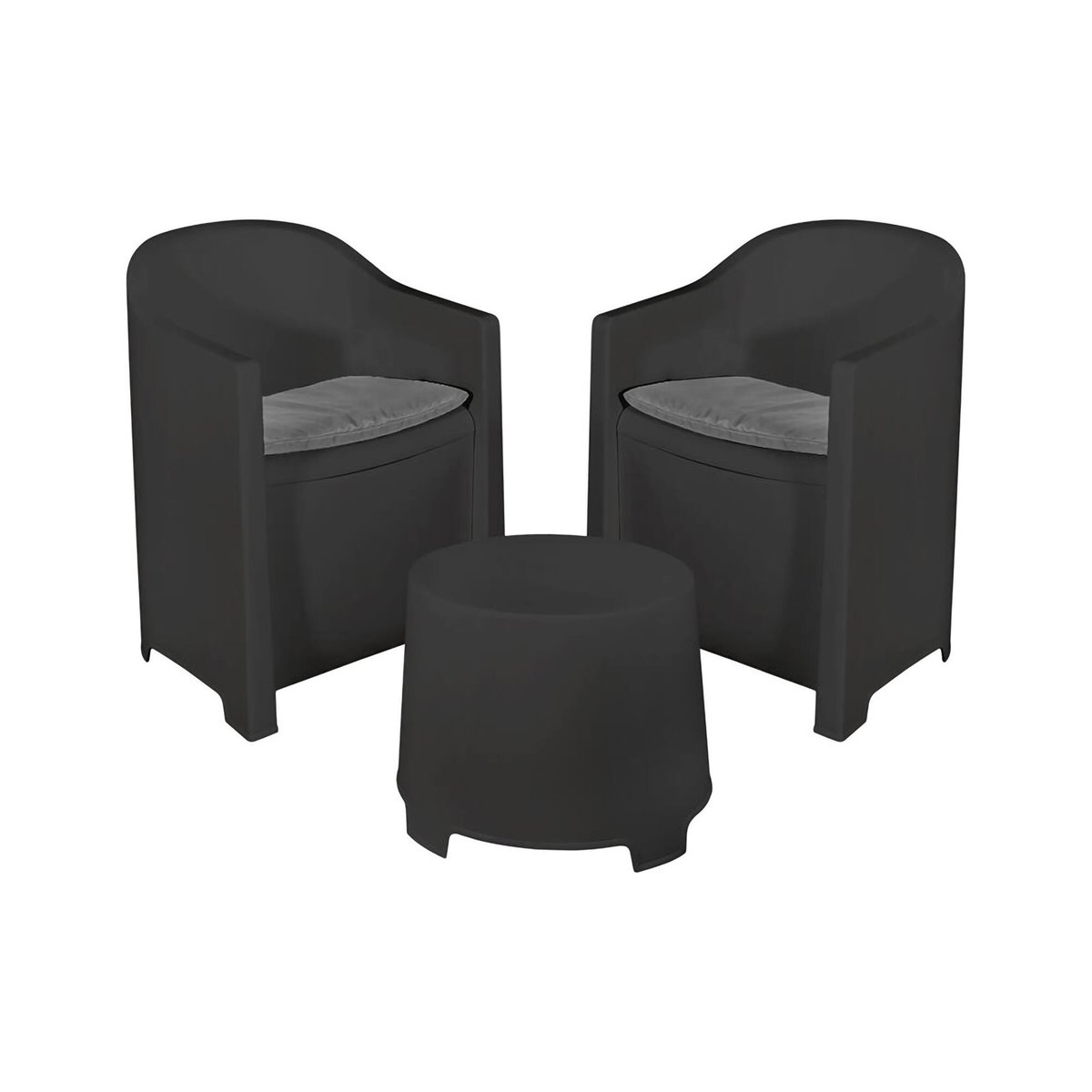 Conjunto lounge externo Dandrean, Composição de jardim com 2 poltronas ...