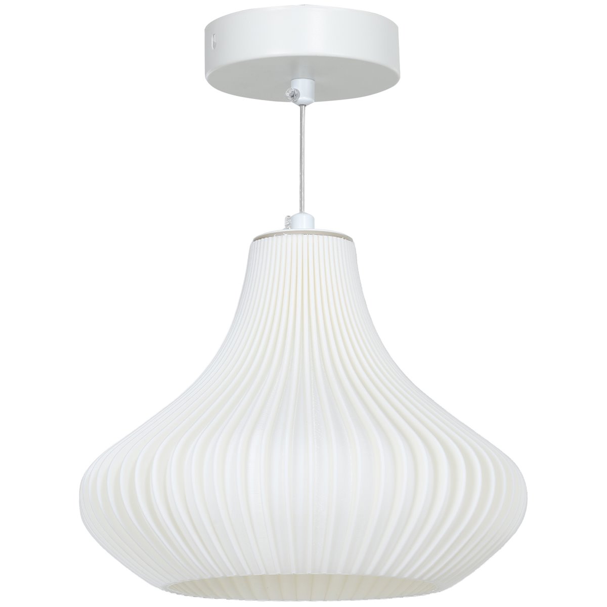 HOMCOM Candeeiro Suspenso Moderno Candeeiro de Teto com Ecrã de ...