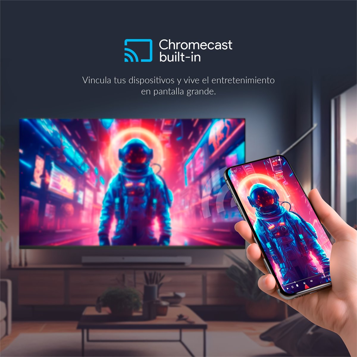 Televisão Smart TV de 24 polegadas HD. Oficial do Google com Android 11 ...