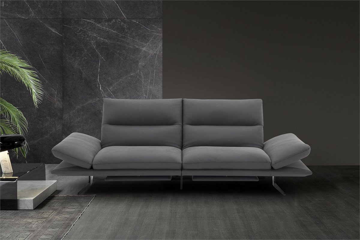 Sofá AGATA relax elétrico 4 lugares preto - Conforama