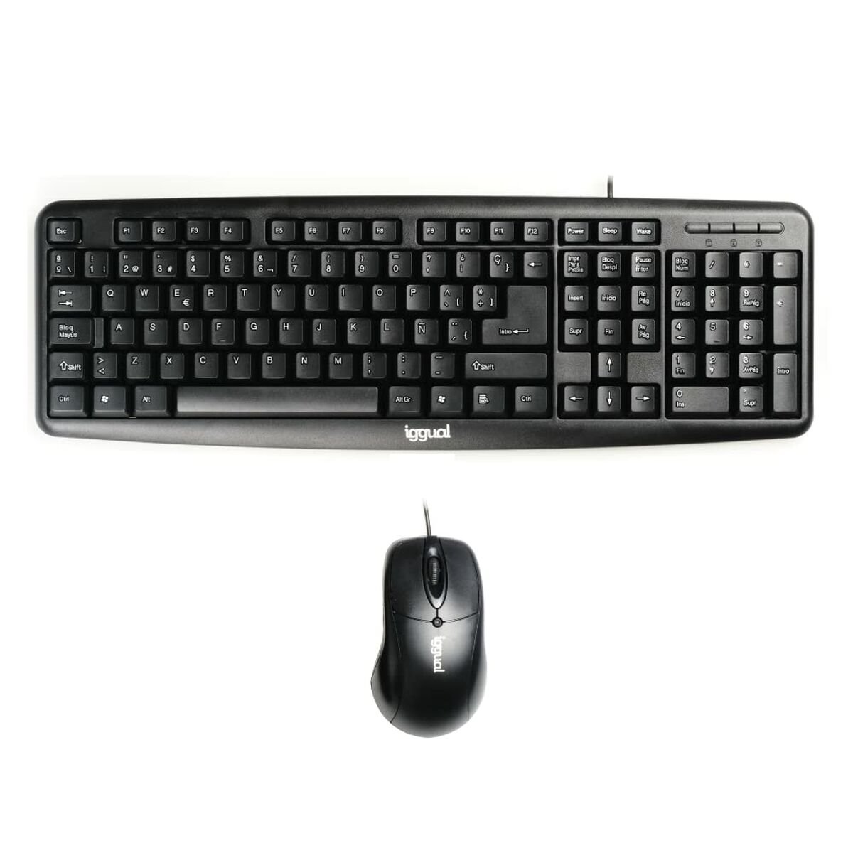Teclado e Rato iggual COM-CK-BASIC QWERTY USB - Conforama