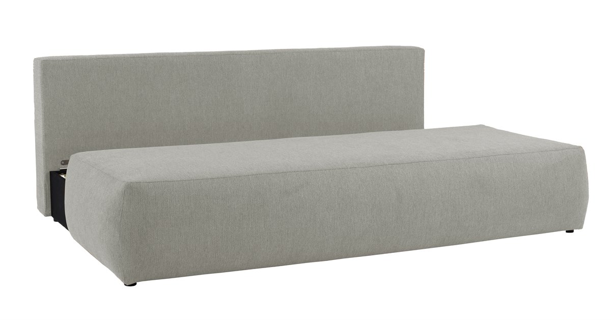 Sofá cama 3 lugares ESMEE cor bege - Conforama