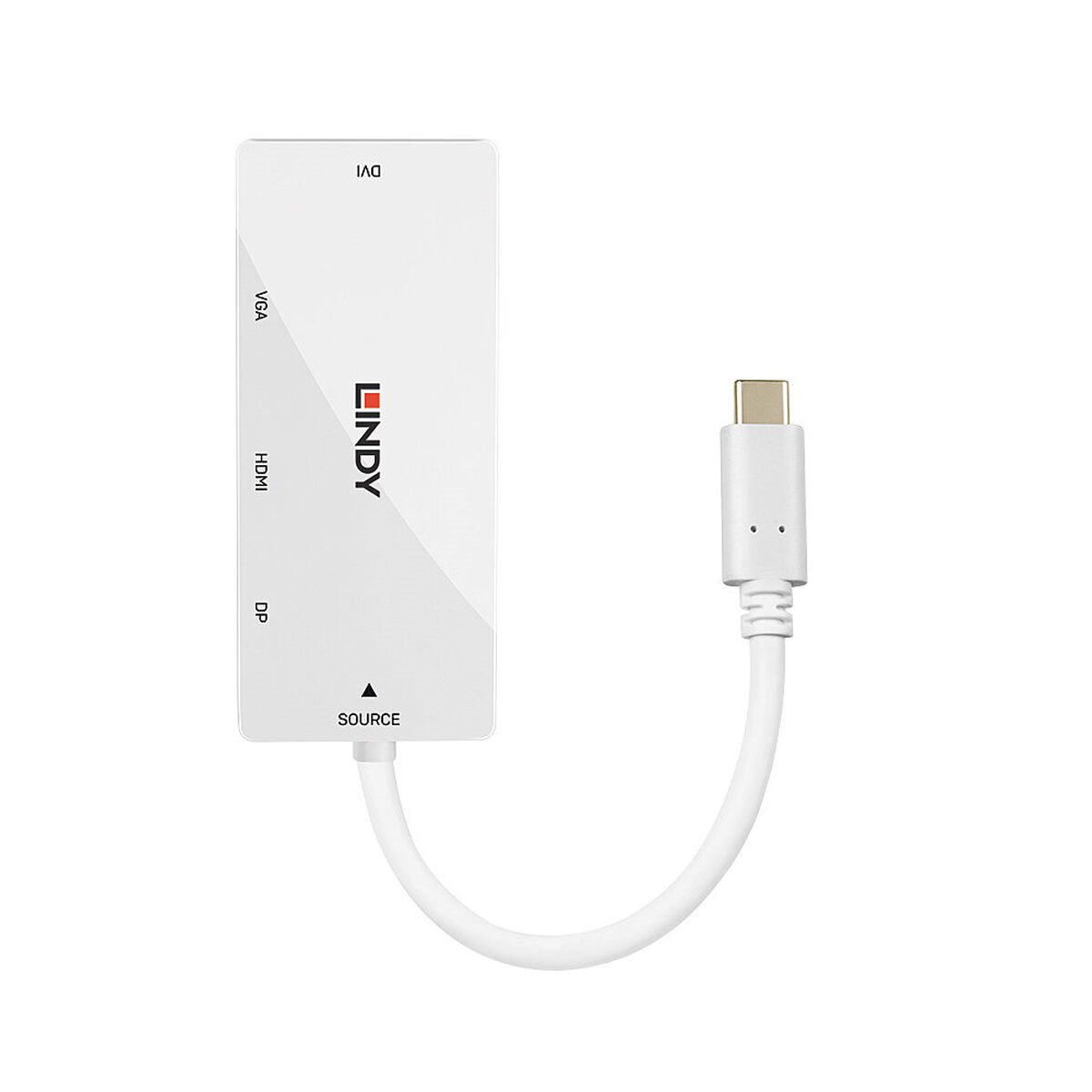 Hub USB LINDY 43279 Branco (1 Unidade) - Conforama
