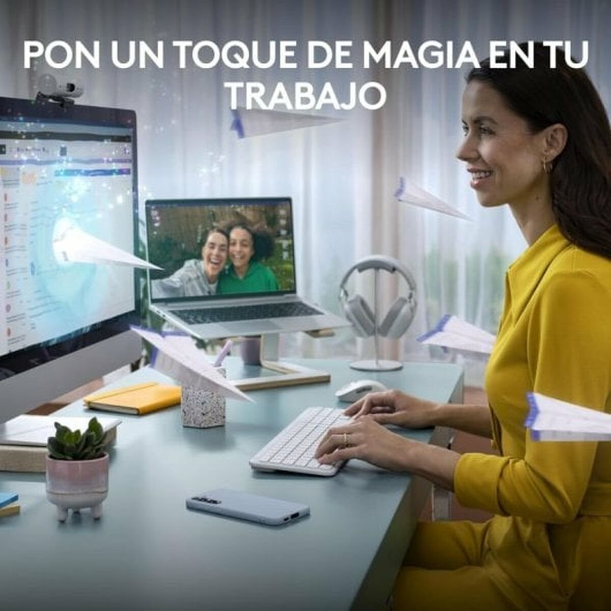 Teclado Logitech Branco Qwerty espanhol QWERTY - Conforama