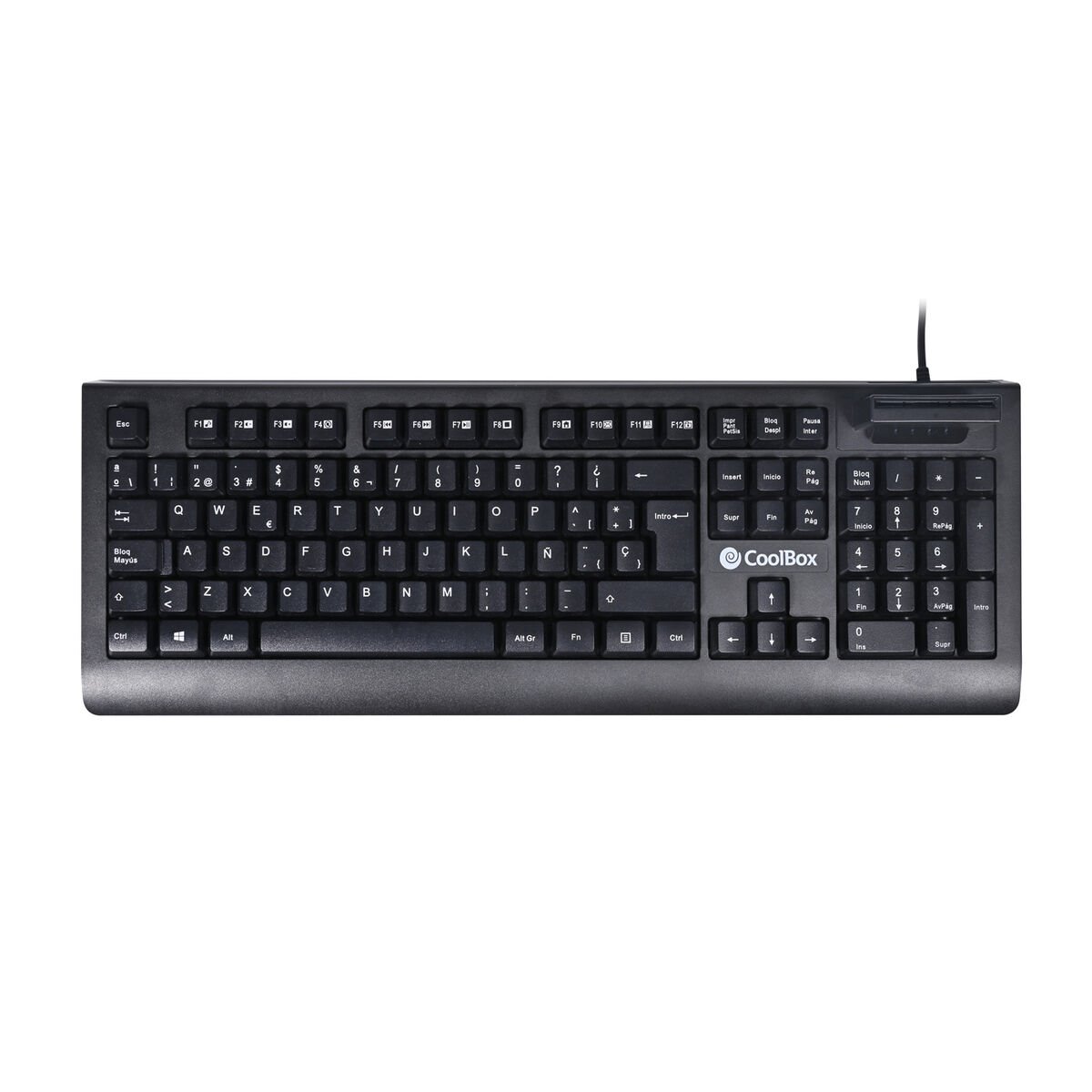 Teclado CoolBox COO-TEC04DNI Preto Qwerty espanhol QWERTY - Conforama