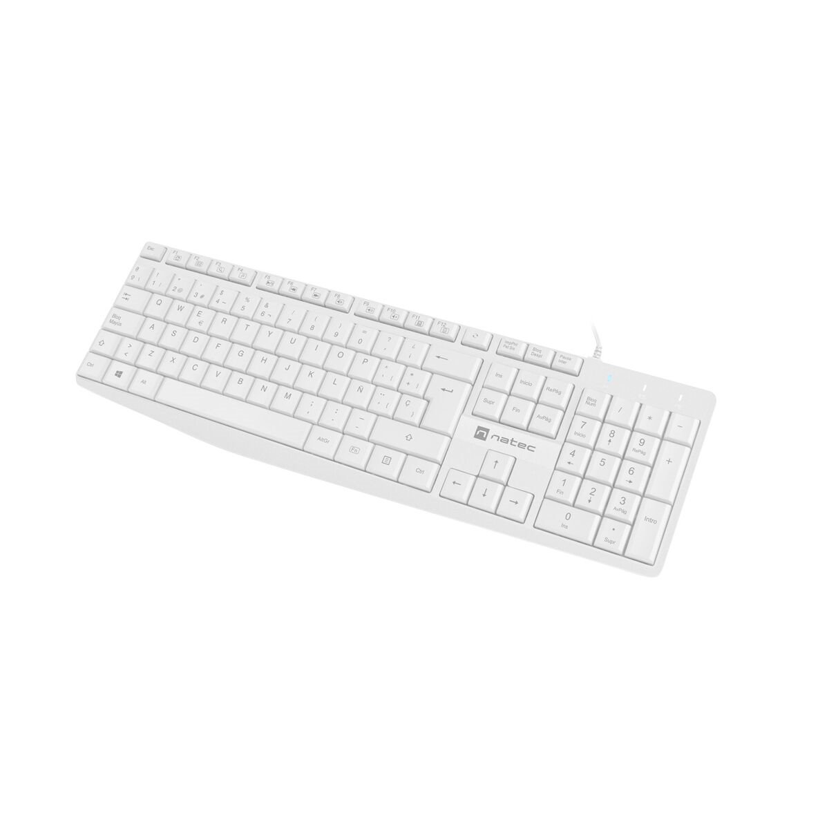 Teclado Natec NAUTILUS SLIM Qwerty espanhol - Conforama
