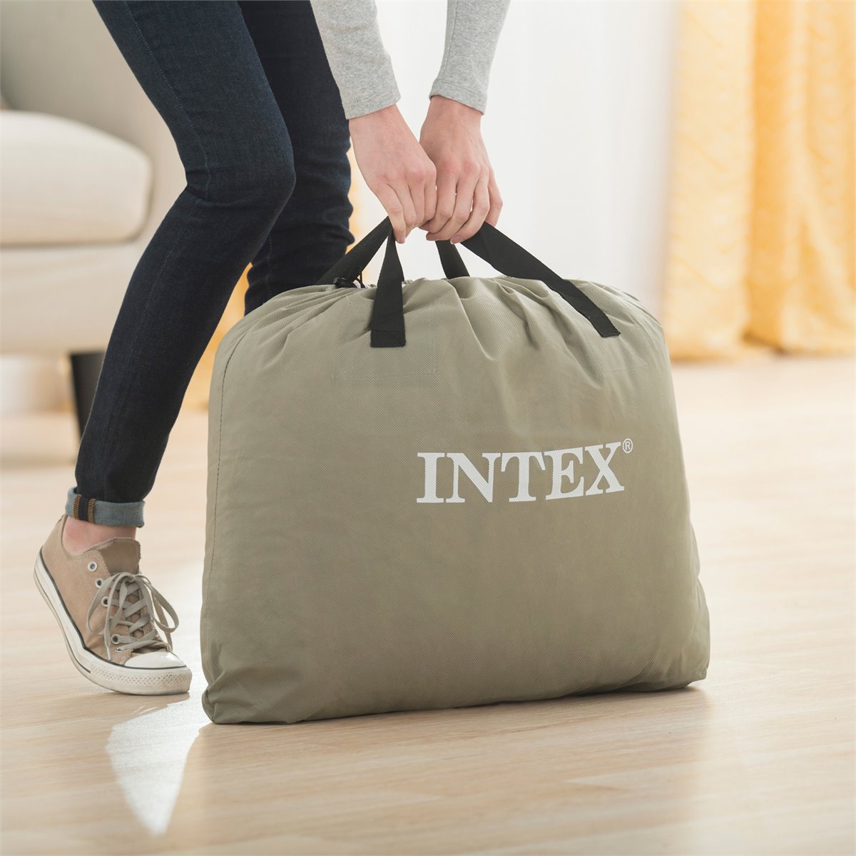 Colchão inflável INTEX Dura-Beam Plus Pillow Rest - 99x191x42 cm ... Colchão inflável INTEX Dura-Beam Plus Pillow Rest - 99x191x42 cm ...