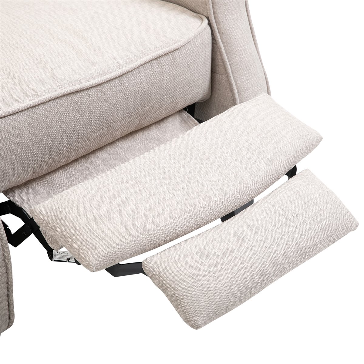 HOMOM Poltrona Reclinável Poltrona Relax com Reclinação Manual até 160 ...