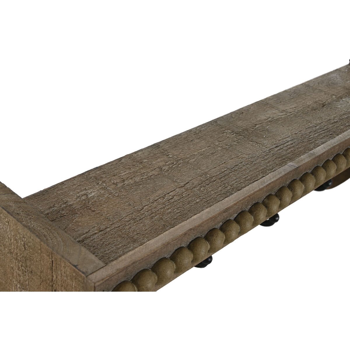 Bengaleiro de parede Home ESPRIT Castanho Preto Madeira Metal 67 x 17 x ...