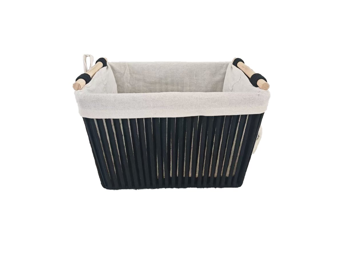Cesta NOAH M 23x35x30cm cor preto - Conforama