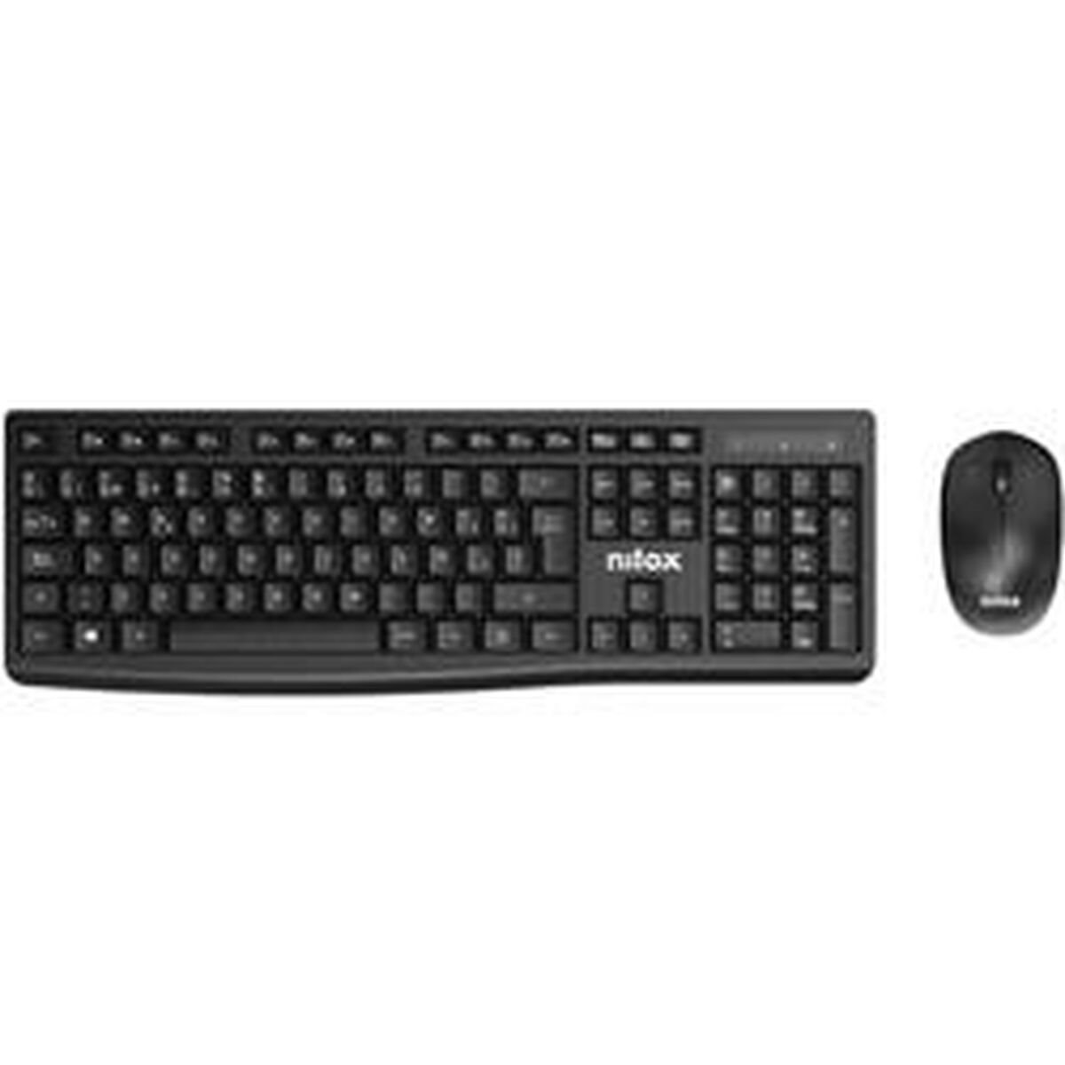Teclado e Rato Nilox NXKMWE012 Preto Qwerty espanhol - Conforama