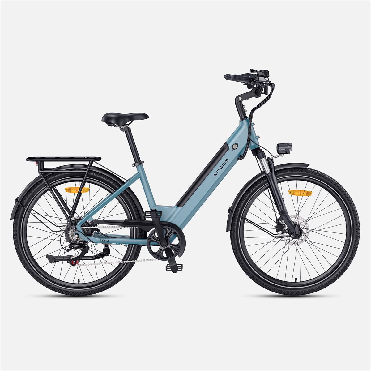 ENGWE P275 SE E-bike - Motor 250W Bateria 468Wh Pneus De 27.5 Polegadas Travão Hidráulico - Azul ...