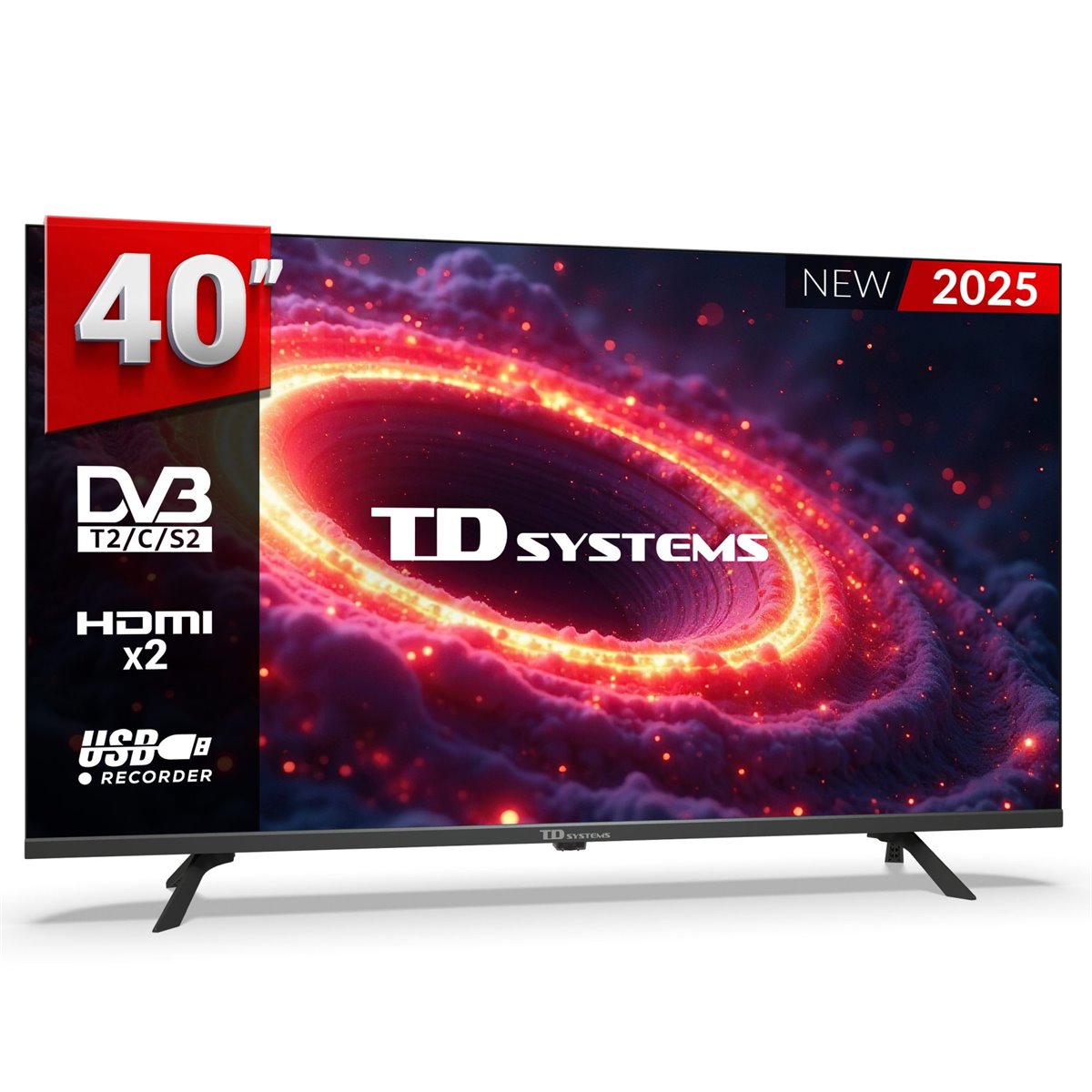 Televisão 40 polegadas Full HD não Smart TV, Leitor Gravador USB ...