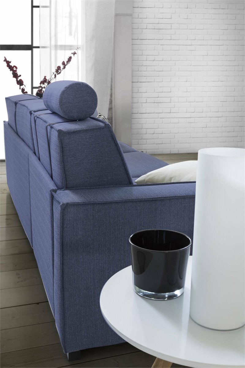 Sofá-cama Daabbo, Sofá grande de 2 lugares, 100% Fabricado na Itália ...