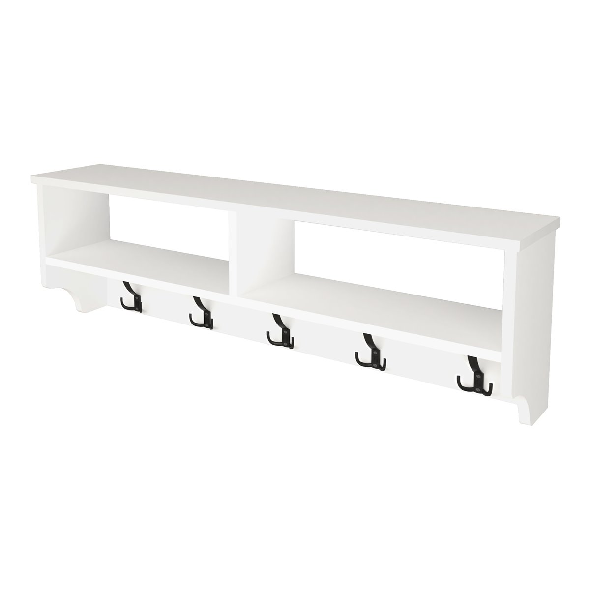 Bengaleiro de parede Åstorp em aglomerado/plástico [en.casa] Carvalho ...